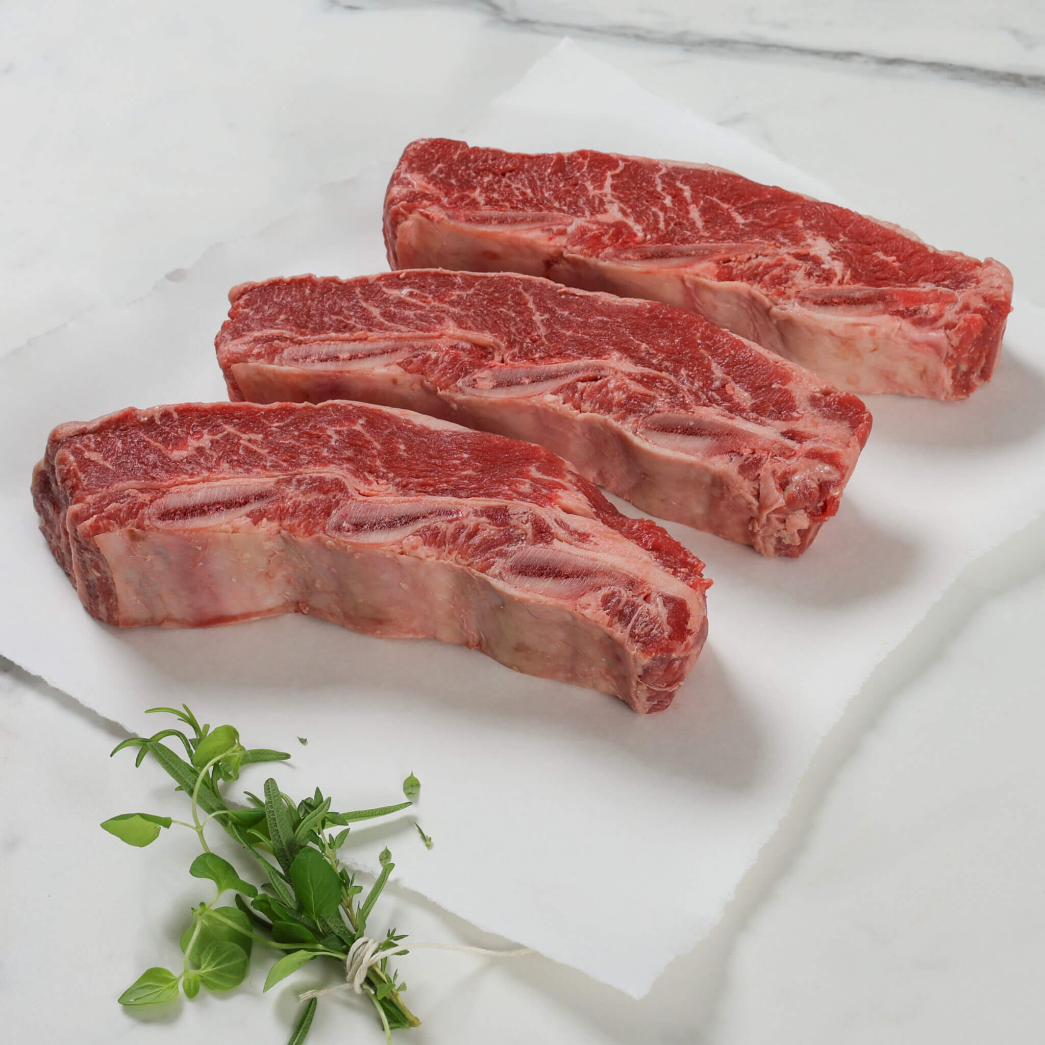 Flanken Style Short Ribs – Bone-In Short Ribs – USDA Prime Beef