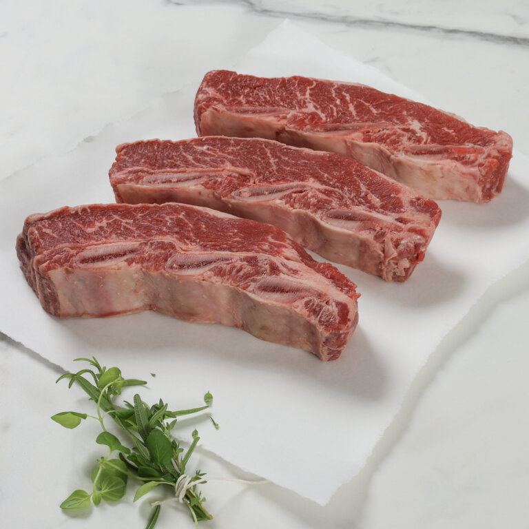 Flanken Style Short Ribs – Bone-In Short Ribs – USDA Prime Beef